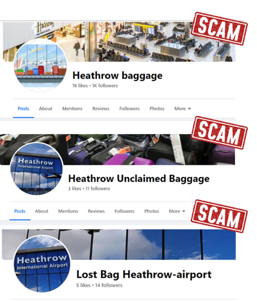 Facebook Airport Scams: Fake Airports & Fake Profiles