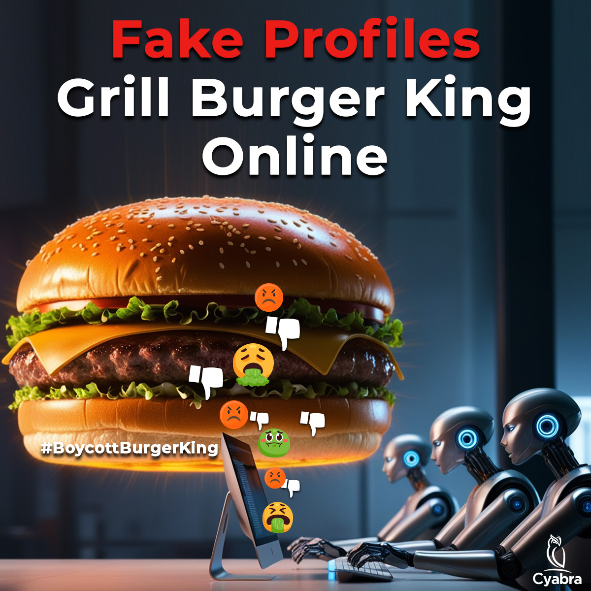 Fake Profiles Grill Burger King Online - Cyabra