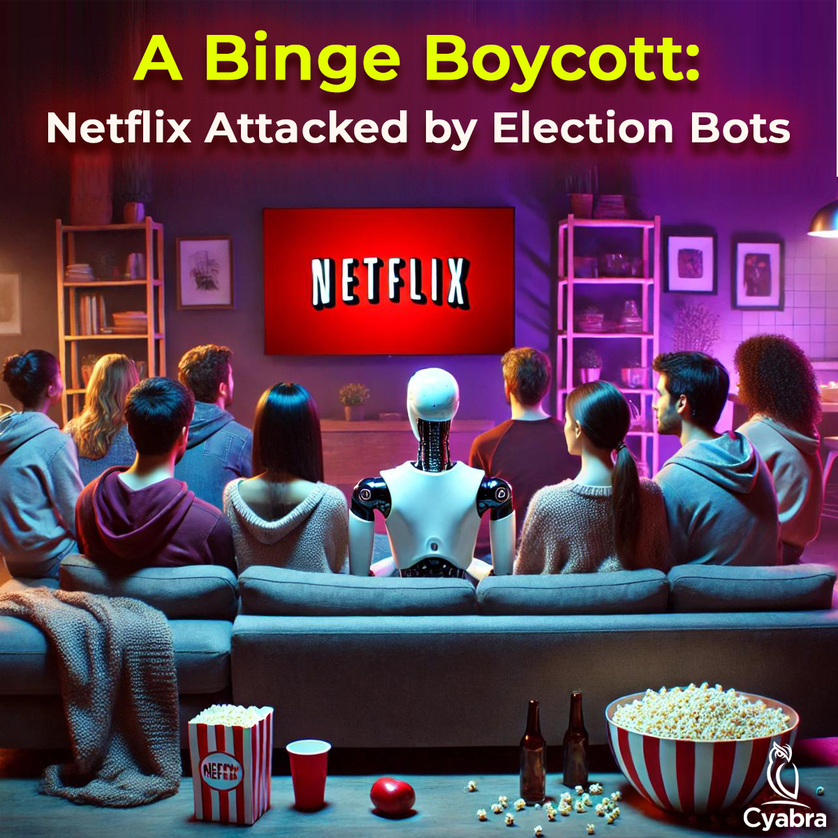 A Binge Boycott: Netflix Attacked by Election Bots - Cyabra