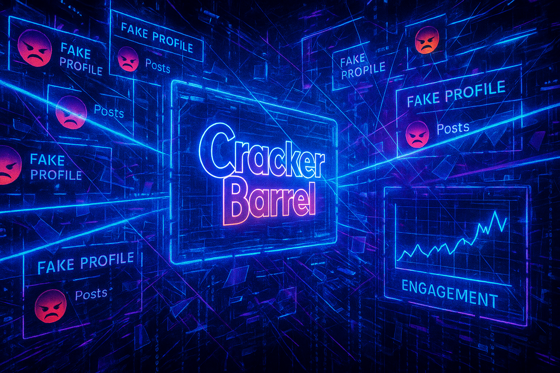 How Fake Profiles Amplified Cracker Barrel's $100M Logo Crisis - Cyabra